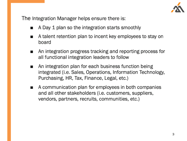 M&A Integration Manager | Acquisition Integration Manager | M&A Manager M&A Integration Manager | Acquisition Integration Manager | M&A Manager